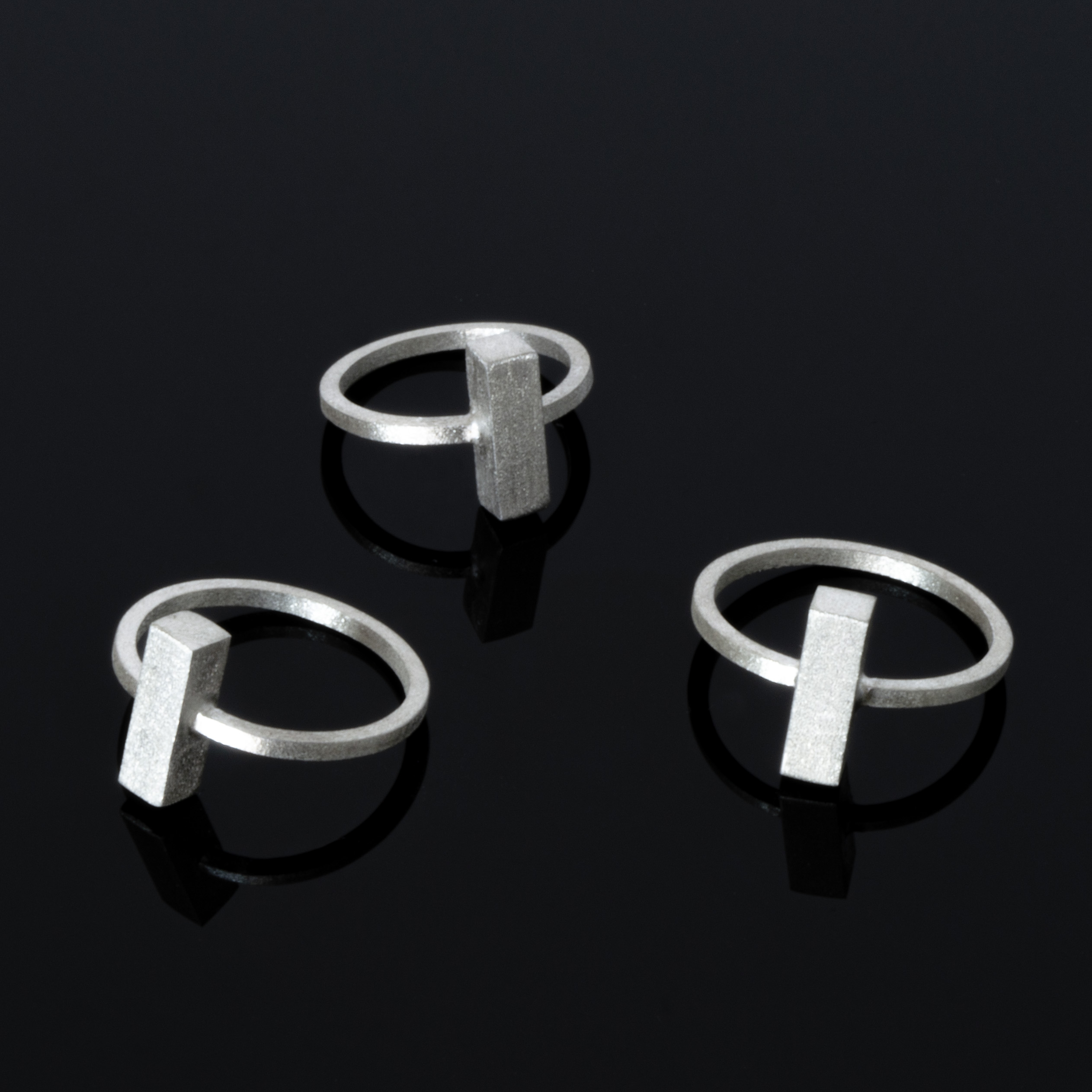 KONSTRUKT Ring - Block - Danielle Vroemen Jewellery